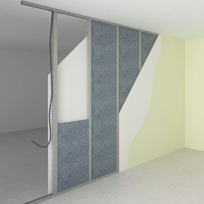 Panneau isolant acoustique ouate de cellulose - SOPREMA PAVACELL dB Ep ...